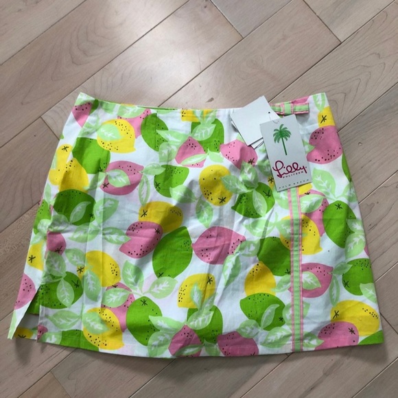 Lilly Pulitzer | Skirts | Lilly Pulitzer Lemon Skort | Poshmark